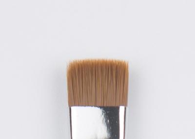 China High Quality Small Makeup Flat Definer Brush With Matte Black Wood Handle for sale