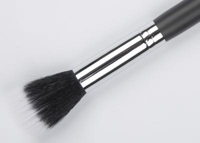 China De Borstel van de het Gezichtsmake-up van de duovezel met Hoogte - Haar en Veganist Taklon van de kwaliteits het Natuurlijke Geit Te koop