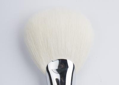 China Goat Hair Fan Luxury Makeup Brushes With Nature Ebony Handle / Brass Ferrule for sale