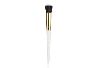 China Vonira Beauty Private Label Short Flat Duo Fiber Stippling Makeup Brush for sale