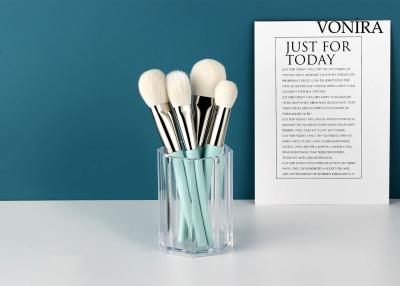 China Vonira Squirrel Goat Sable Synthetic Hair Makeup Brushes With Birch Wood Handle for sale