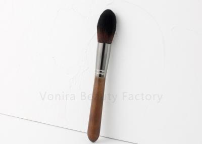 Cina Il punto culminante cosmetico sintetico di Taklon dell'alto grado ha affusolato la polvere di trucco spazzola la fabbrica creativa della Cina degli strumenti di trucco in vendita
