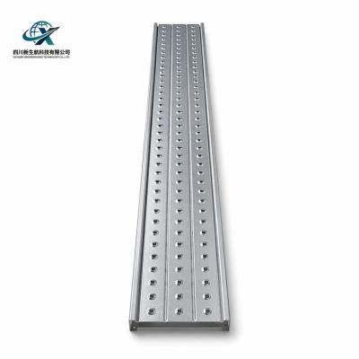 China HDG Steel Scaffold Plank 240mm Wide U Channel Walkway Platform Anti Slip for sale