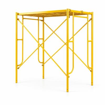 China Portable Frame Scaffolding with Built In Ladder Grid Platform and Hot-dip Galvanized Finish for sale