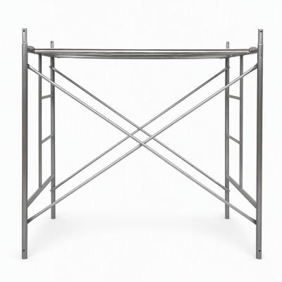 China Multi-Level Stackable Hot-Dip Galvanized Ladder Frame Scaffolding System with 20KN and 30KN Load Rating for sale