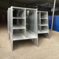 China Galvanized H Frame Scaffold with 10kN - 35kN Load Capacity and Quick Assembly for Construction for sale