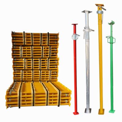 China 3 to 5m Adjustable Scaffolding Steel Props Puntales Metalicos and Metal Shoring Jacks Stand Props for Construction Build for sale