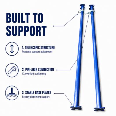 China High Strength Scaffolding Prop Adjustable Steel Acrow props For Construction Shoring Support for sale