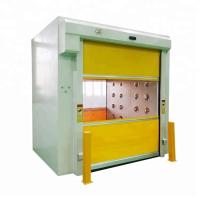China Customized Voltage Stainless Steel Automatic Rolling Door Modular Cargo Air Shower for sale