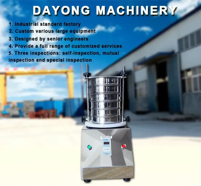 China Standard 200mm Stainless Steel Lab Test Sieve/Electromagnetic Vibrating Sieve Shaker Machine