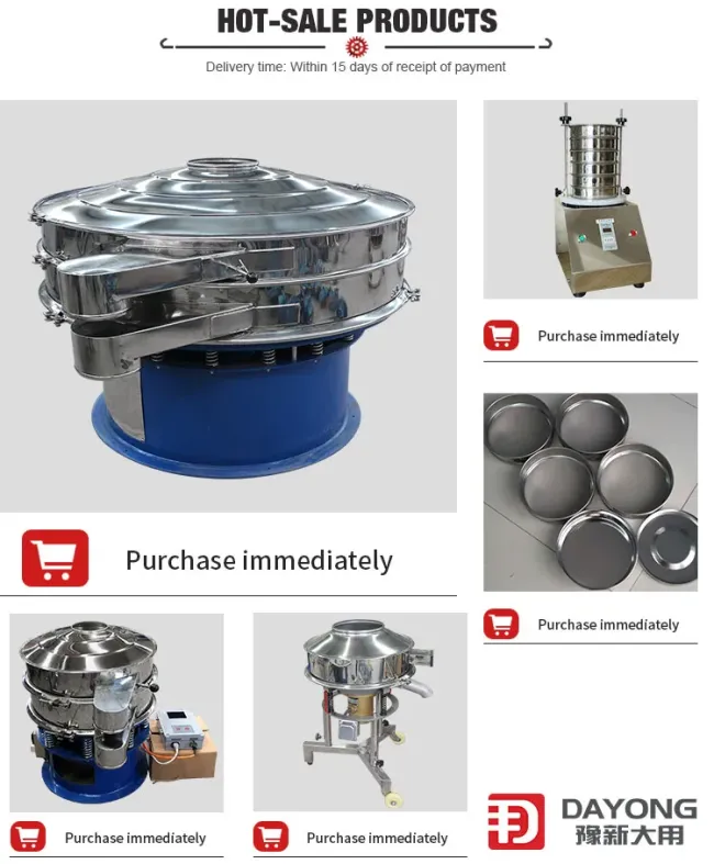 Automatic Vibrating Sieve Classifier Juice Filter Screening Machine