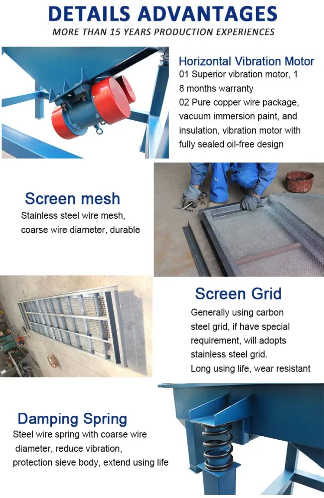 Stone Linear Type Vibrating Screen High Quality Big Capacity for Sand Sieve for Quarry Site Use