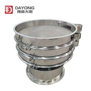 China One Deck Stainless Steel Rotary Vibrating Screen Classifier for Corn Starch Sieving for sale