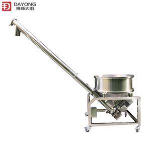 China Vibrating Hopper Inclined Screw Feeder 135mm Dia Auger Feeding Machine for sale