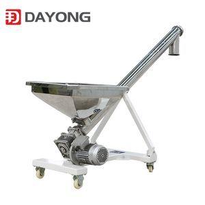 China Customized Inclined Screw Feeder Conveyor With Hopper 220V 380V for sale