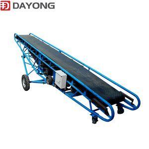 China 50kg Bag Portable Incline Conveyor Machine For Cement Sand Coal for sale