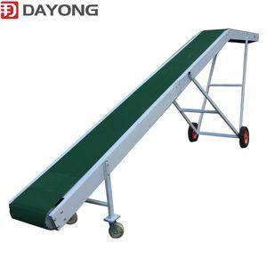 China Portable Rubber Belt Conveyor Machine 800mm For Corn / Firewood for sale