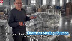 Rotary Vibrating Screen for Efficient Sieving