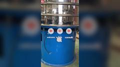 High quality 1.5 meter diameter rotary vibrating screen with a raised base