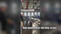 High quality all stainless steel quick release structure linear vibrating screen