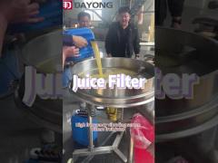 High Frequency Vibrating Sieve | 200 Mesh Fruit Juice Filter Machine