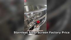 High quality factory price all stainless steel rotary vibrating screen