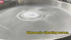 Ultrasonic vibrating screen