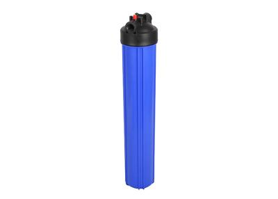 China 20'' food grade plastic wholehouse water filter housings with  3/4'' inlet/outlet port for sale