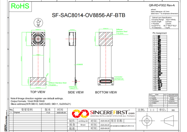 OV8856 Camera Module