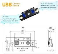 China 2MP 30FPS Dual Lens IR Face Recognition Camera Module for sale