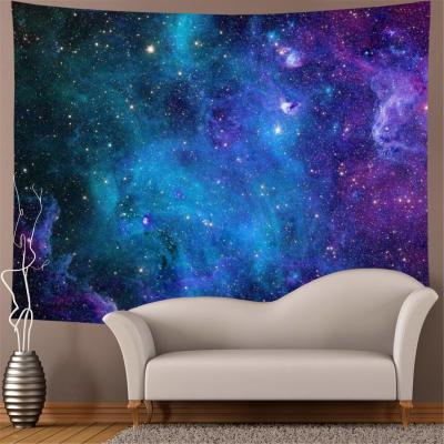 China Galaxy Tapestry Blue Starry Sky Tapestry Universe Space Tapestry Wall Hanging Psychedelic Tapestry Mysterious Nebula Sta for sale
