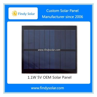 China 1.1W 5 Volt OEM Solar Panel for sale