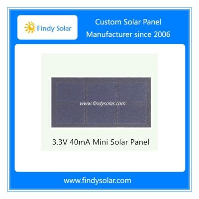 China 3.3V 40mA Mini Solar Panel, high efficiency Sunpower solar cell, 42x21x1.6mm for sale