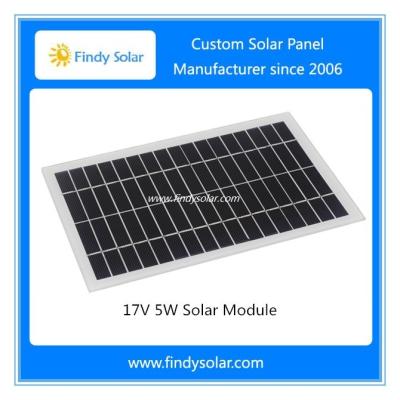 China 17V 5W Solar Module for sale