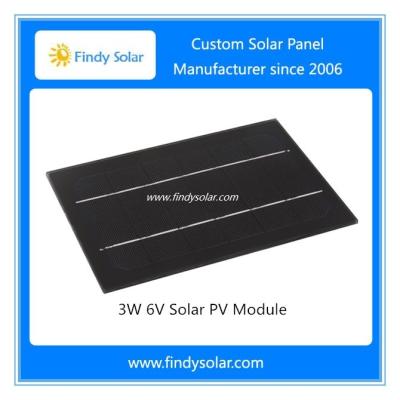 China 3W 6V Solar PV Module for sale