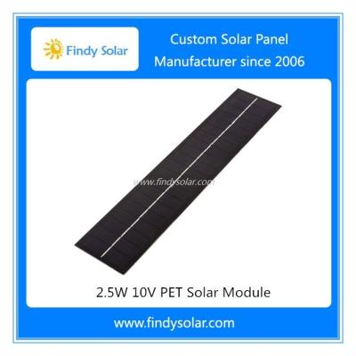 China 2.5W 10V PET Solar Module for sale