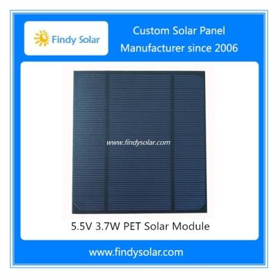 China 5.5V 3.7W PET Solar Module for sale