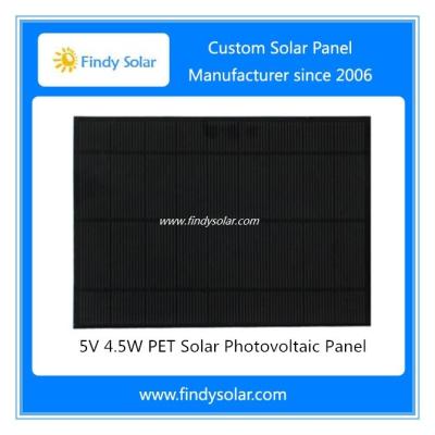 China 5V 4.5W PET Solar Photovoltaic Panel for sale