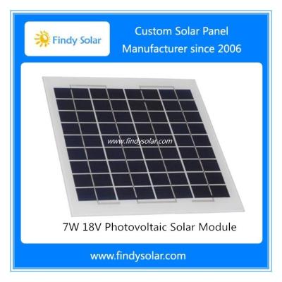 China 7W 18V Photovoltaic Solar Module for sale