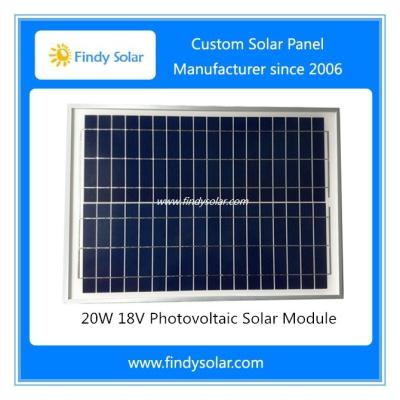 China 20W 18V Photovoltaic Solar Module for sale