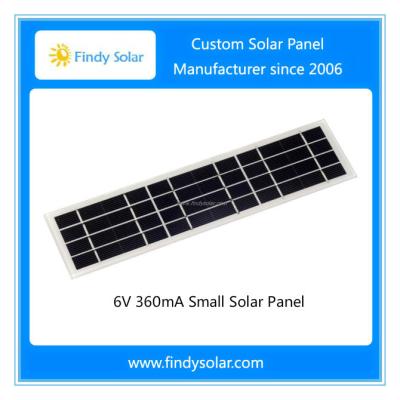 China 6V 360mA Small Solar Panel for sale