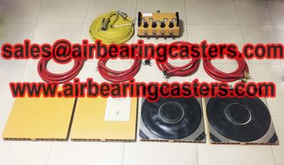 China Air casters are powered by compressed air for sale