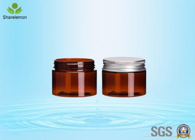 Cina 40ml Amber Plastic Cosmetic Jars for Travelling Cream Packing in vendita
