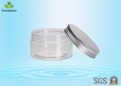 Cina Barattoli cosmetici di plastica dell'animale domestico da 200 ml per la crema di fronte con i coperchi di alluminio in vendita