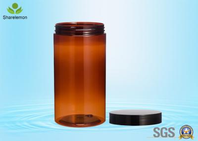 Cina barattolo di plastica di grande stoccaggio dell'alimento dell'ANIMALE DOMESTICO 1000ml con il cappuccio per la foglia di tè in vendita