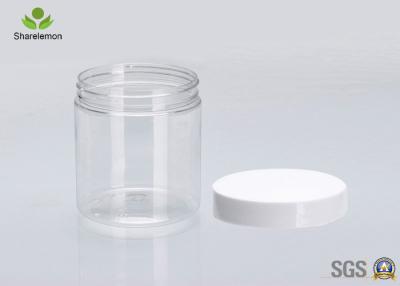 Cina barattoli crema di plastica trasparenti del cilindro 500ML per crema depilatoria in vendita