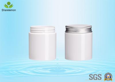 Cina 80ml svuotano i barattoli crema di plastica con il cappuccio d'argento per il condizionatore di capelli in vendita