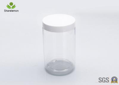 Cina 800ml rimuovono i contenitori di stoccaggio di plastica dell'alimento dei barattoli di plastica della crema con i cappucci bianchi in vendita