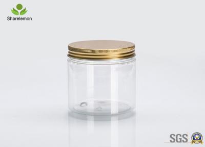 Cina 400g rimuovono il contenitore cosmetico di plastica/barattoli crema di plastica con i coperchi dorati in vendita