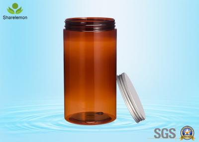 China 1000ml de donkere Bruine Plastic Lege Roomkruiken voor Droge Peperverpakking weergalmen Vriendschappelijk Te koop